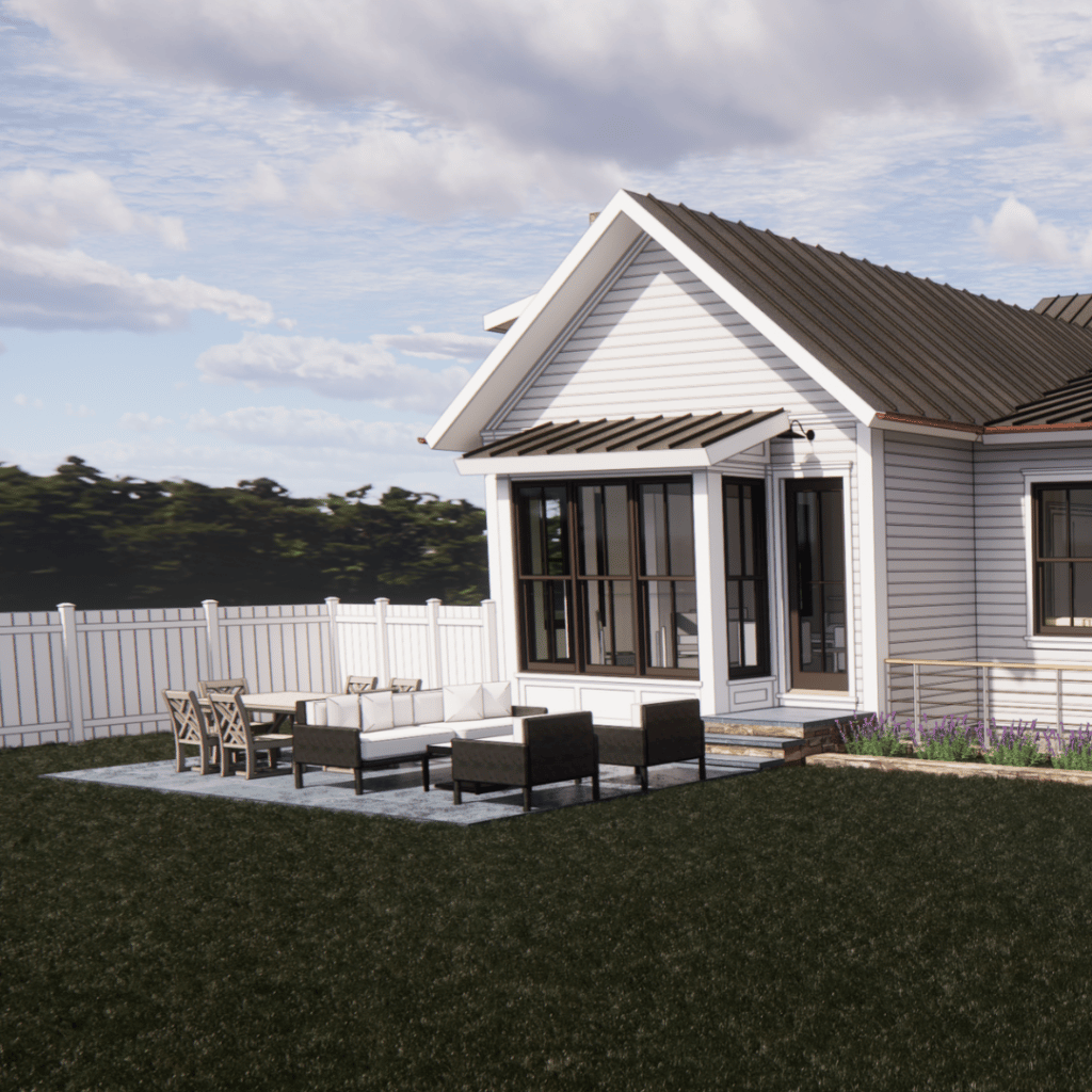 Ranch House Rendering | Scott Simpson Design + Build
