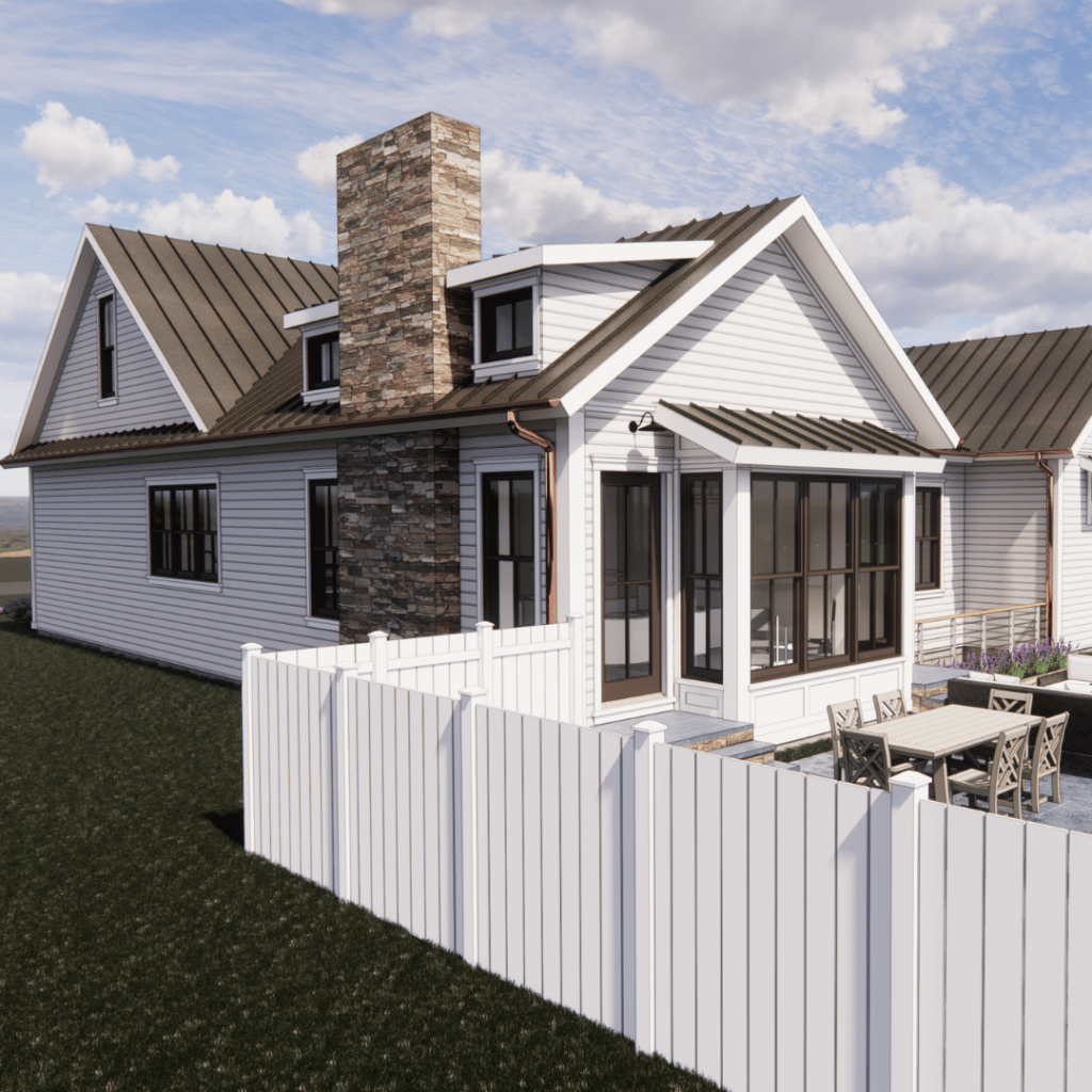 Ranch House Rendering | Scott Simpson Design + Build